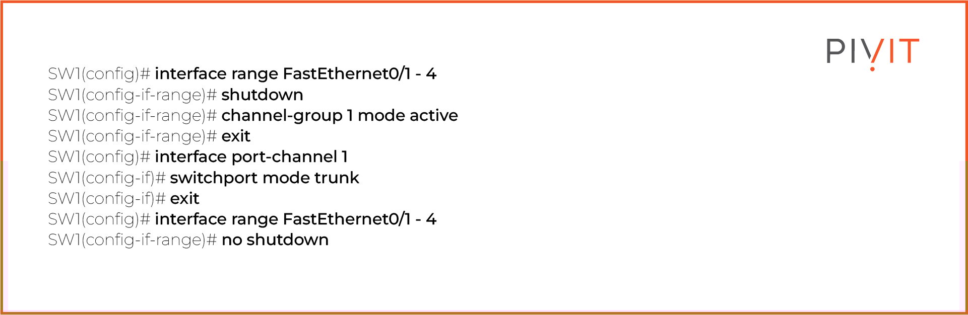 EtherChannel Configuration Example