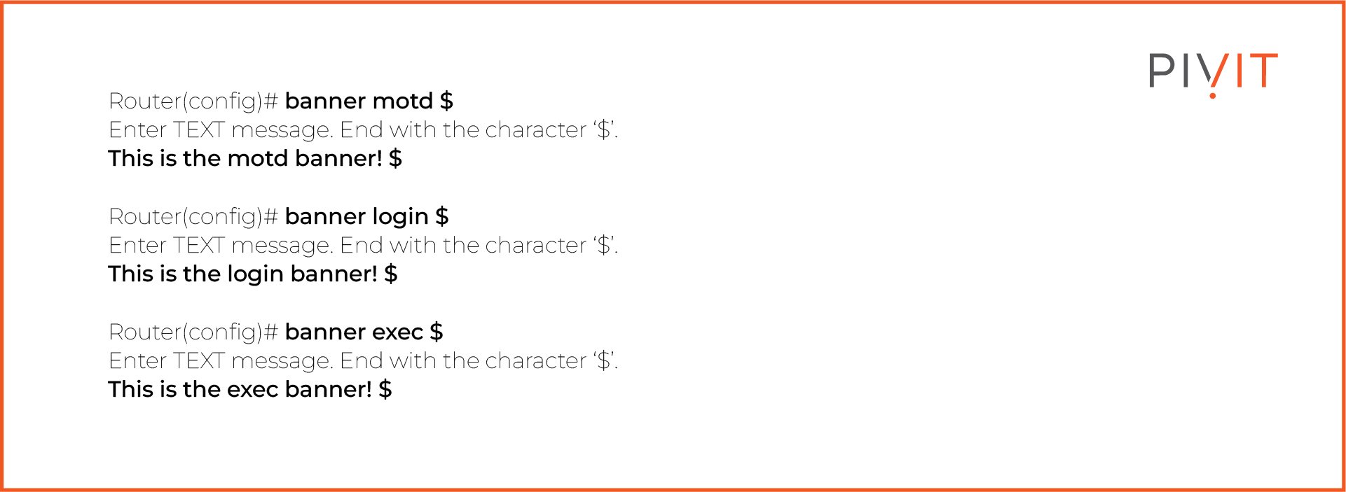 Configuring Banner Messages